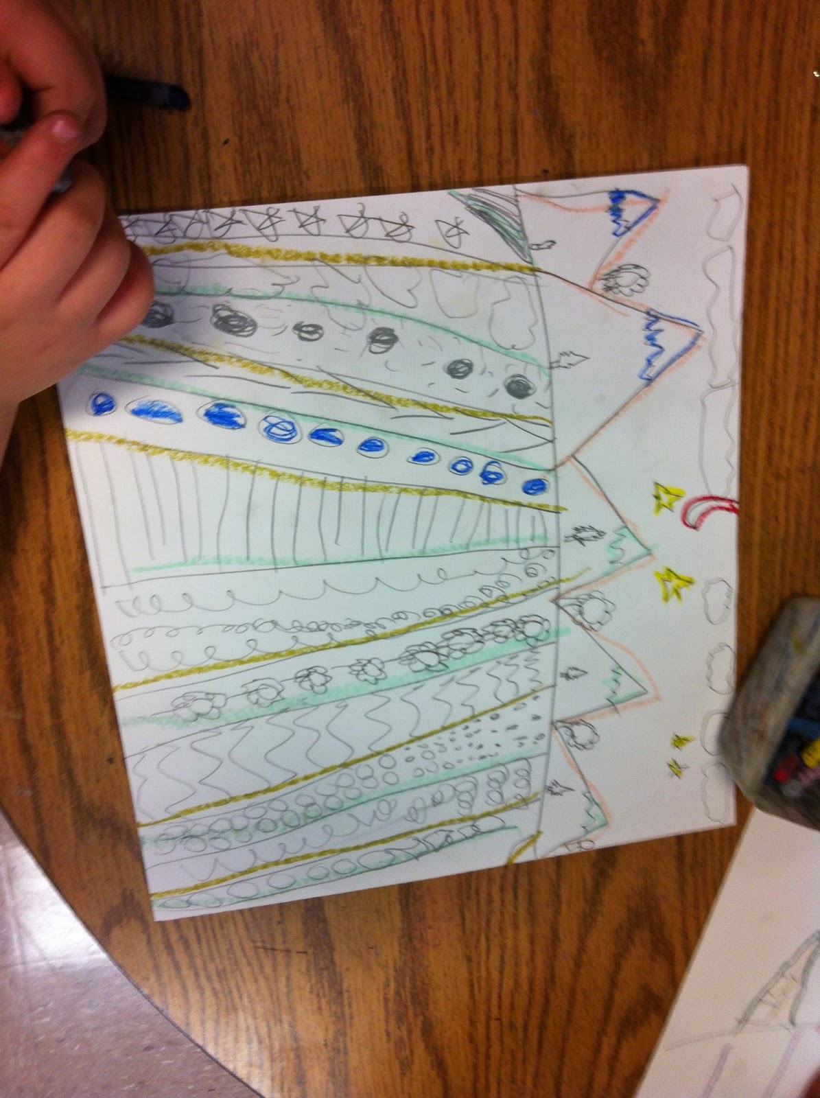 ChumleyScobey Art Room: Watercolor Abstract Landscapes by 1st Grade