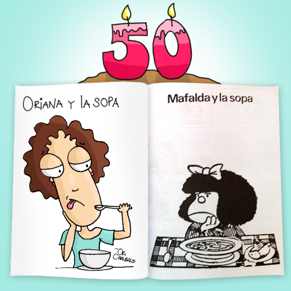 O o digo yo!: 50 años Mafalda