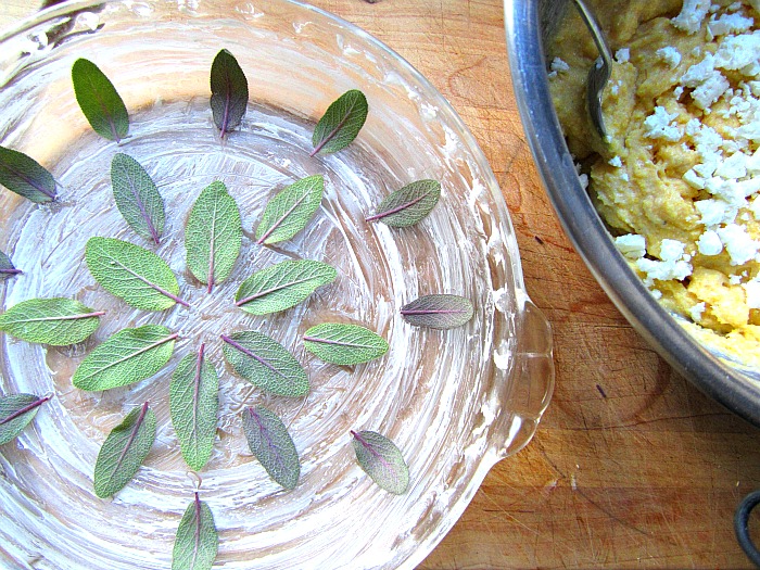 Excellent Cornbread w/ Black Pepper, Sage & Feta