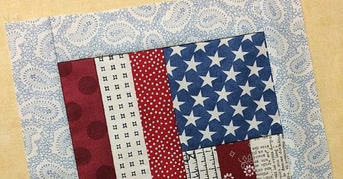 Quilt Today: Flag Quilt Block - Free Pattern & Tutorial