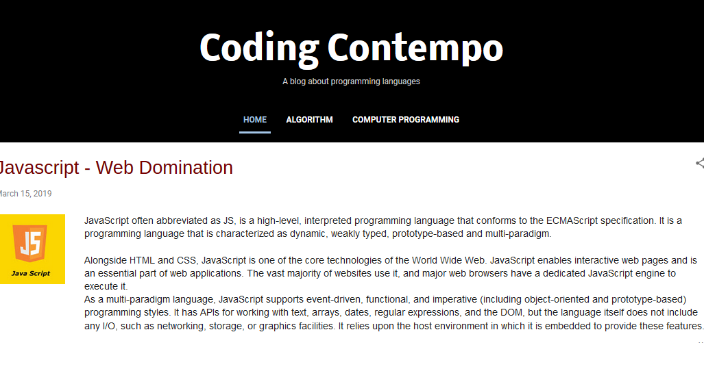 Build a Programming Blog on Blogger - Part 2 - Blogger Tips Pro