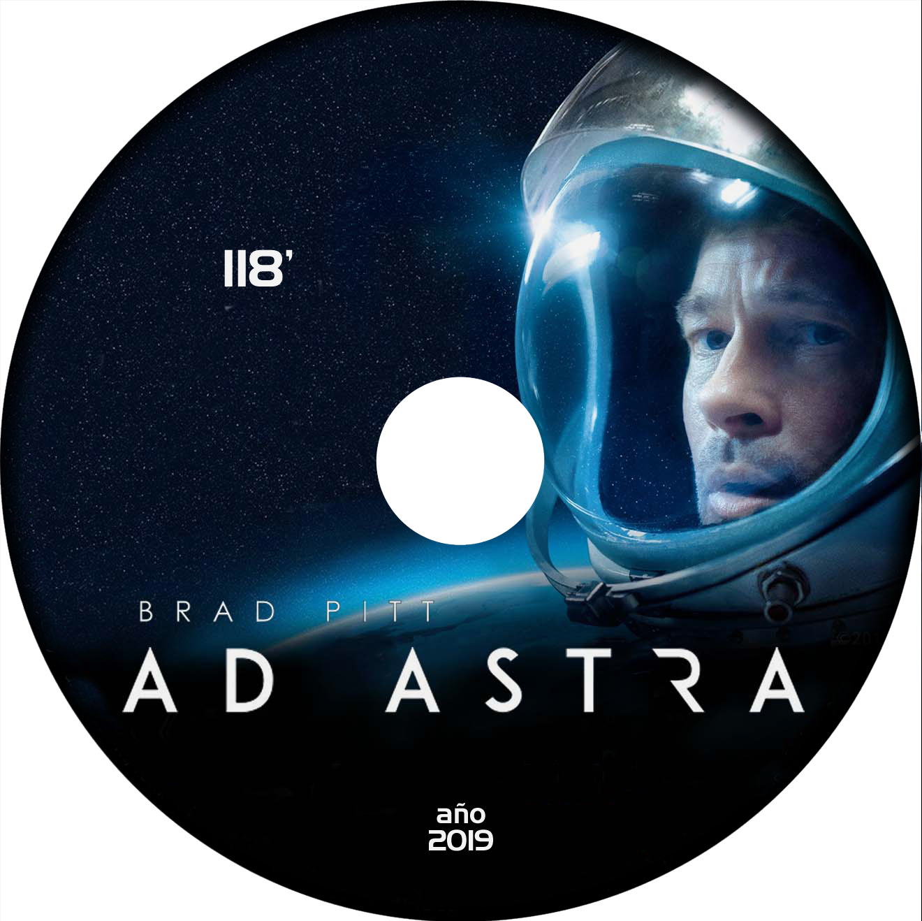 Caratulas de películas DVD para cajas CD: Ad Astra - [2019]