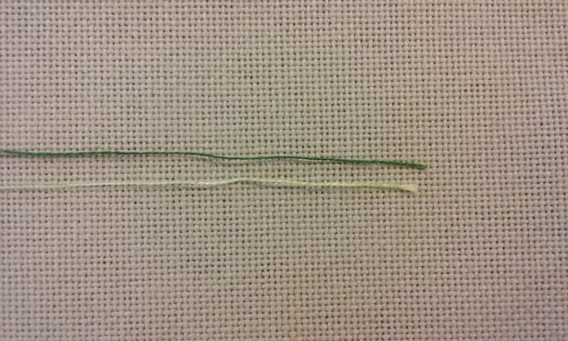 The Copper Fox: How To Stitch With Variegated Thread