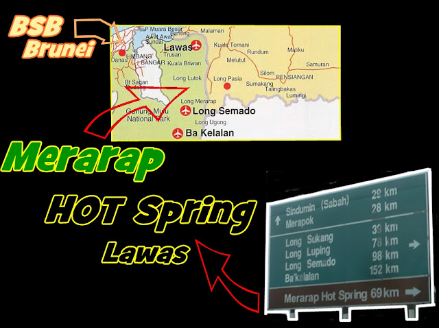 Gwing1313: MERARAP HOTSPRING, LAWAS, SARAWAK
