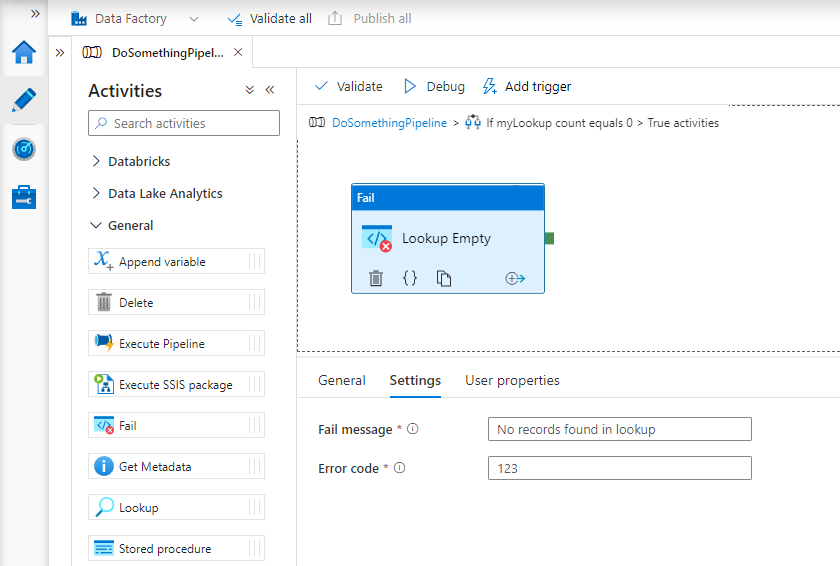 Microsoft Bi Tools Adf Snack Fail Pipeline On Purpose