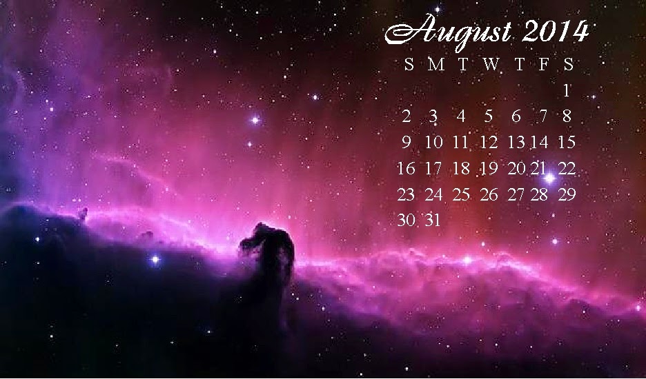 August Desktop Calendar Background and Dare to Share