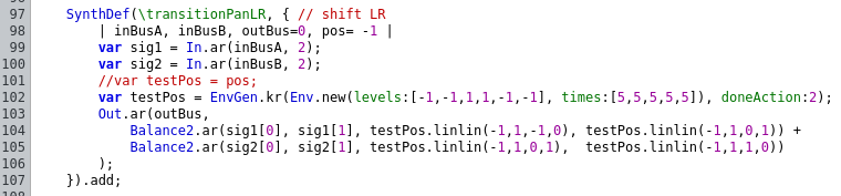 TechnoGems: Audio transitions in supercollider