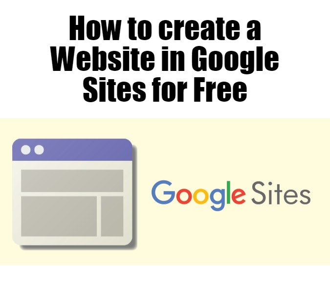 How to create a Website in Google Sites for Free in 2020