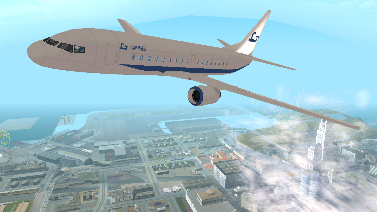GTA SA LowPoly Mods: AT-400 Airline (entrable)