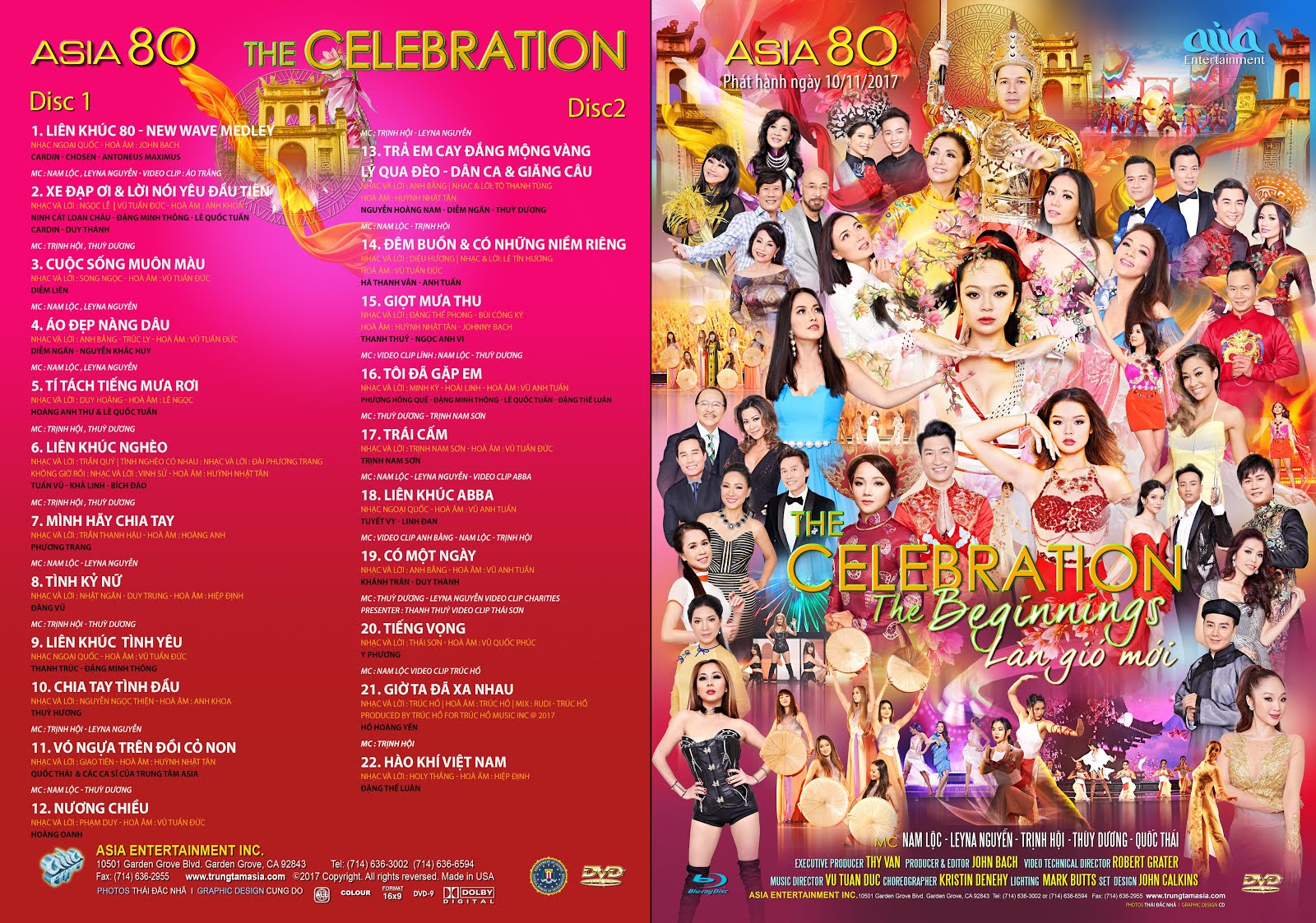 Asia 80 - The Celebrations | Làn Gió Mới (2017) ~ Cover Nhạc Việt