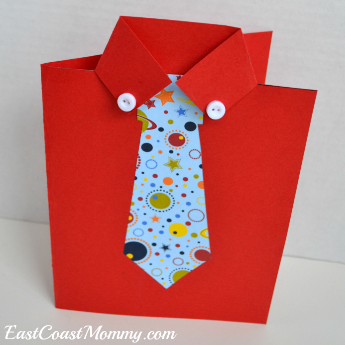 East Coast Mommy: Shirt and Tie Father's Day Card