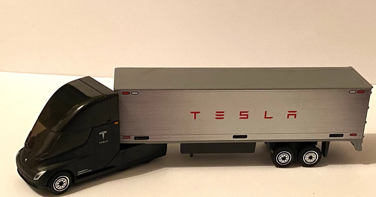 Modell:87: Elektrisierend - Der Tesla Semi von Matchbox