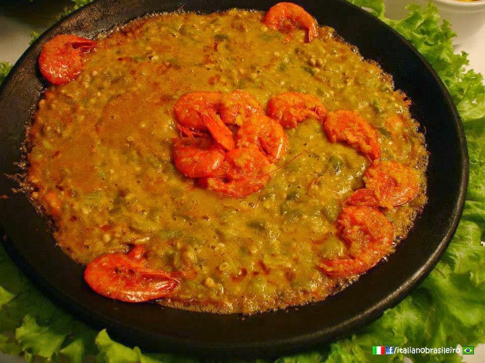 ITALIANO ... BRASILEIRO: Carurú de Camarão (Carurú di Gamberi)