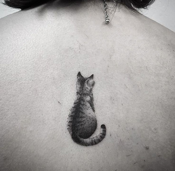 30 Tato Keren Gambar Kucing - Tattoo Magz
