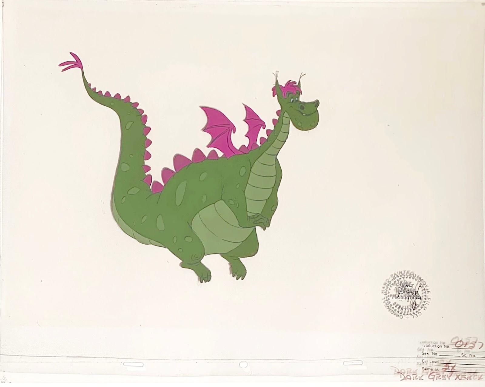 Animation Collection: Original Production Animation Cel of Elliott from ...