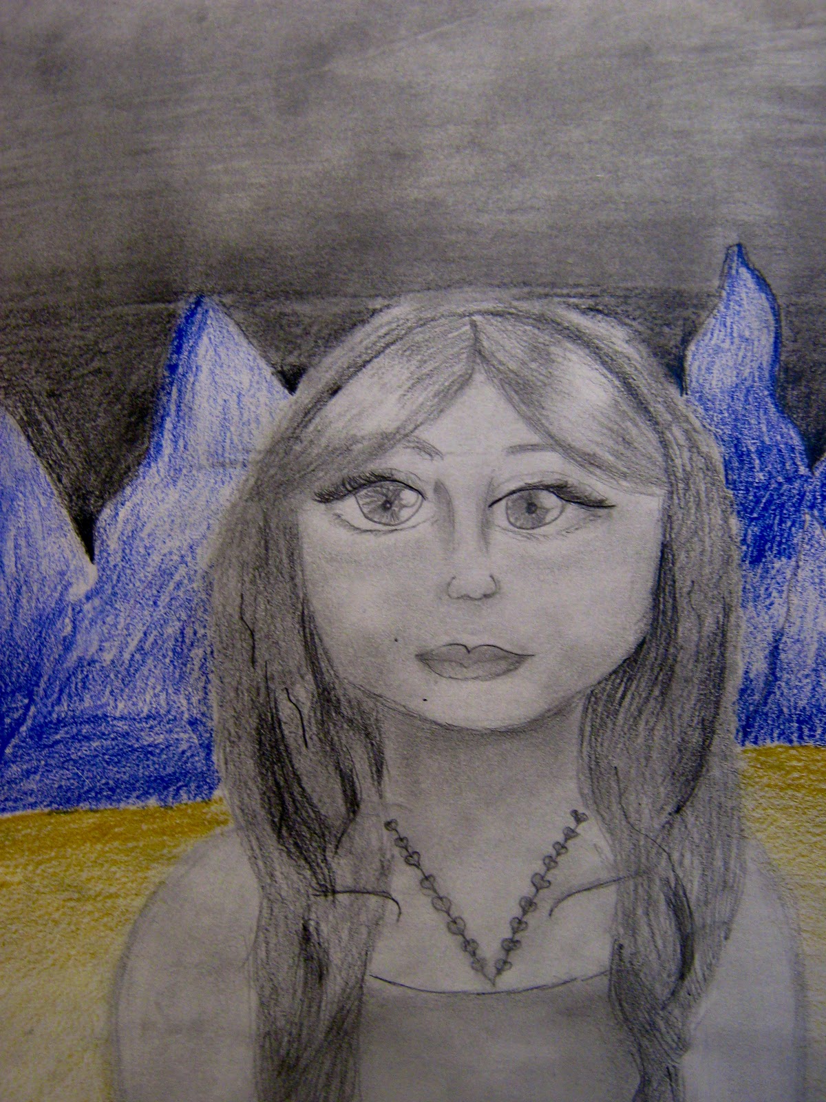 The Falcon Gallery: 7th Grade: Self Portraits