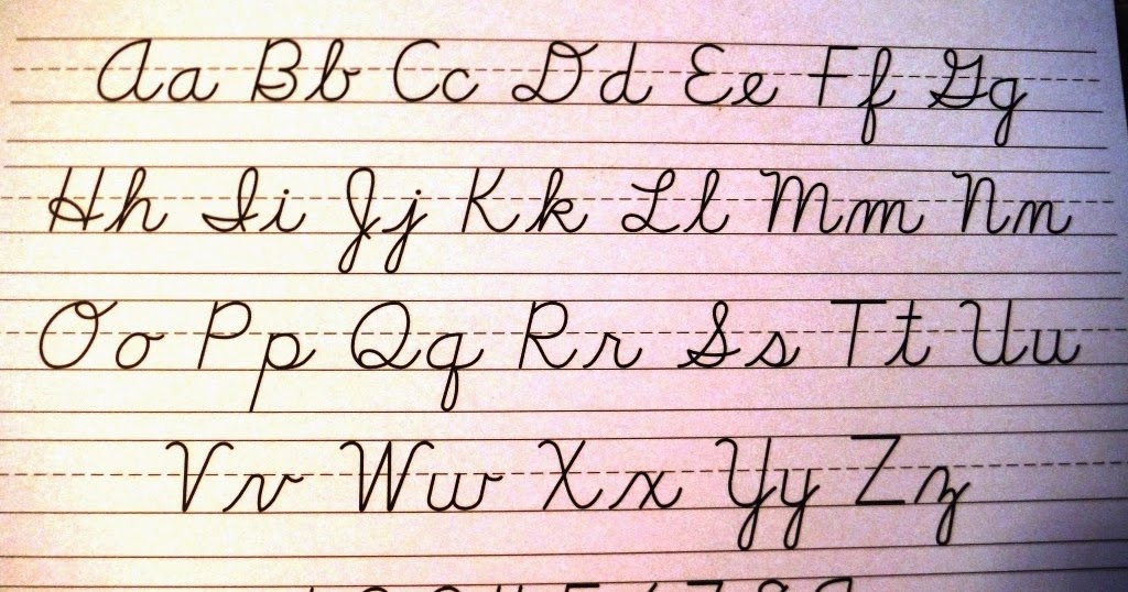 Télécharger [97+] Cursive écriture Alphabet