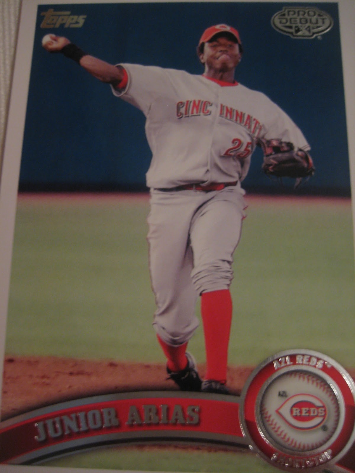 Baseball Cards Come to Life!: Player Profile: Junior Arias