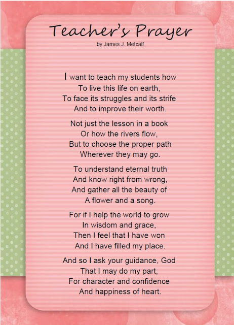 Teaching with TLC: A Teacher's Prayer for Every Parent and Educator