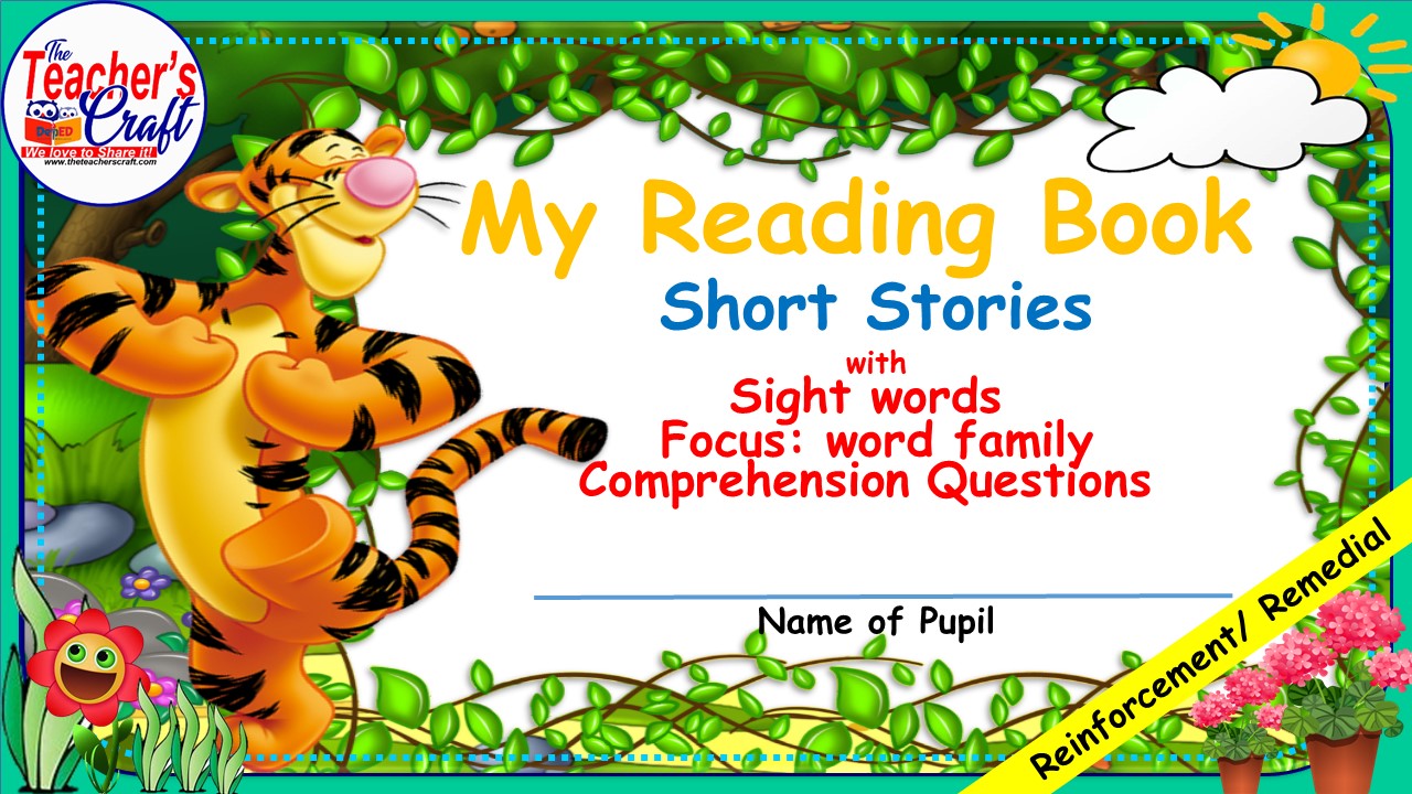 My Reading Book (Short Stories with Sight words and Comprehension ...