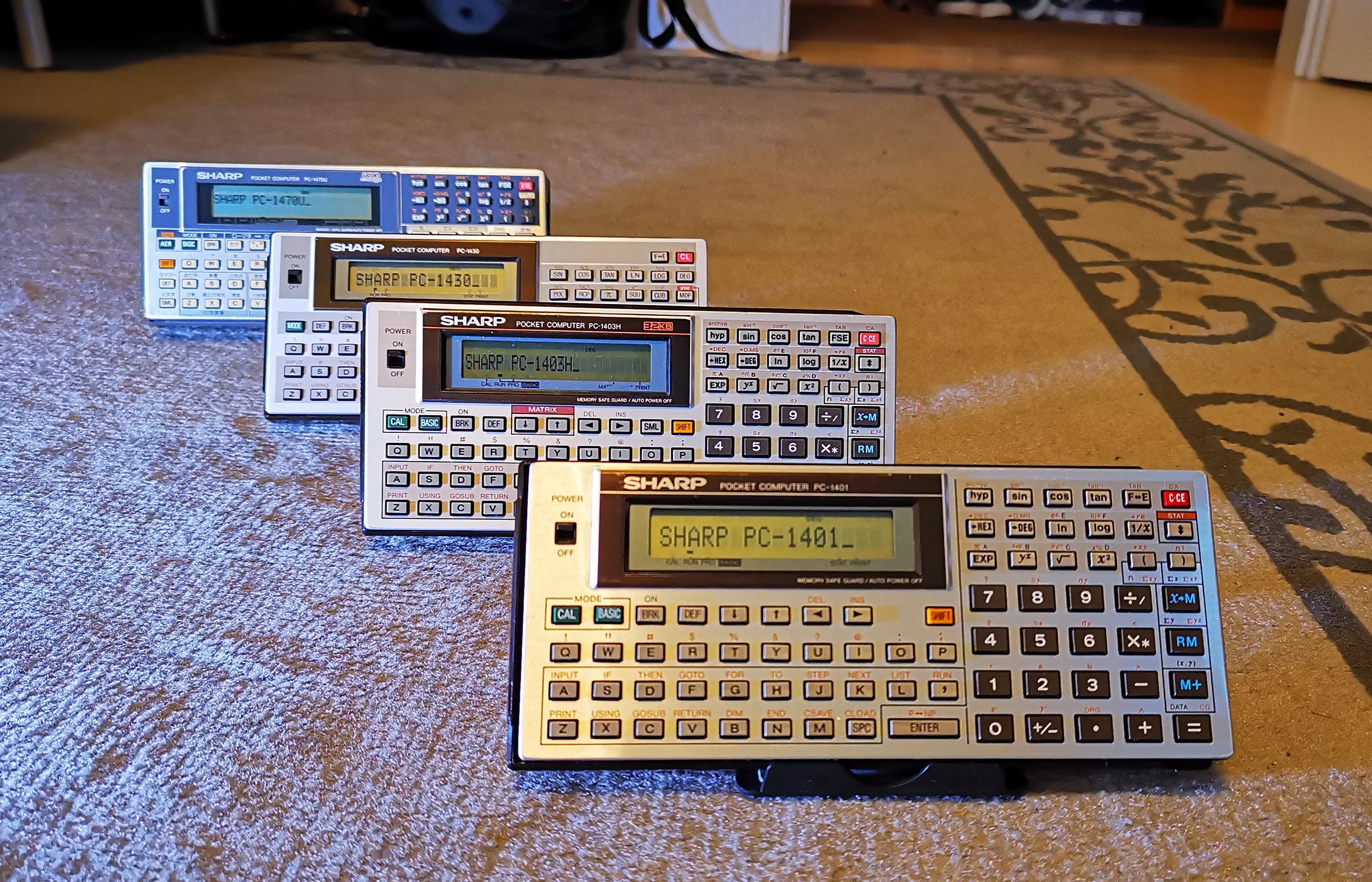 Coredump: Sharp PC-1430, the barebones 14xx model