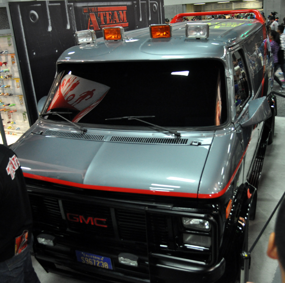 Just A Car Guy: the A Team van from the recent movie was at Comic Con