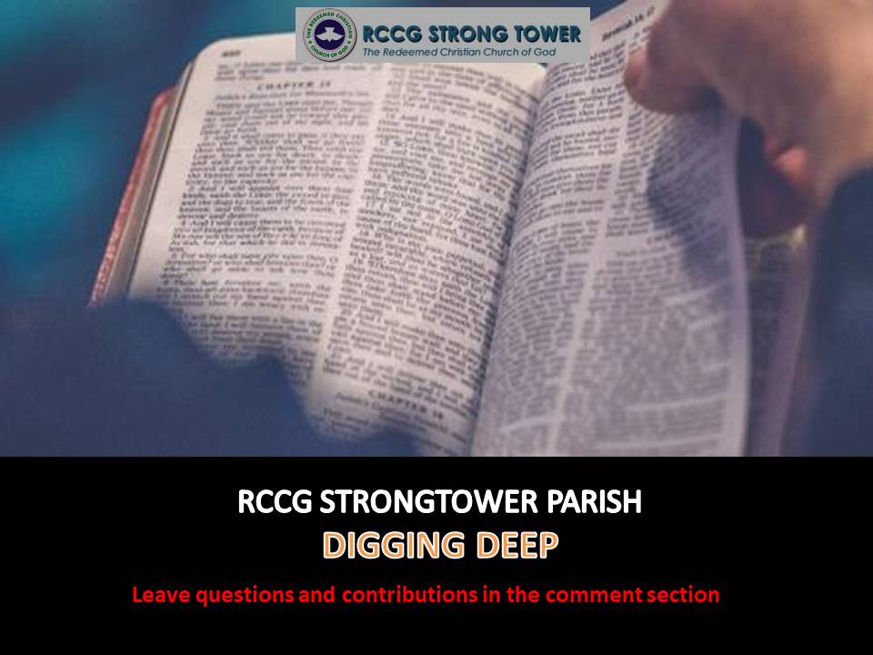 All is well by Pastor Joshua Olaleye- Digging Deep - RCCG Strongtower