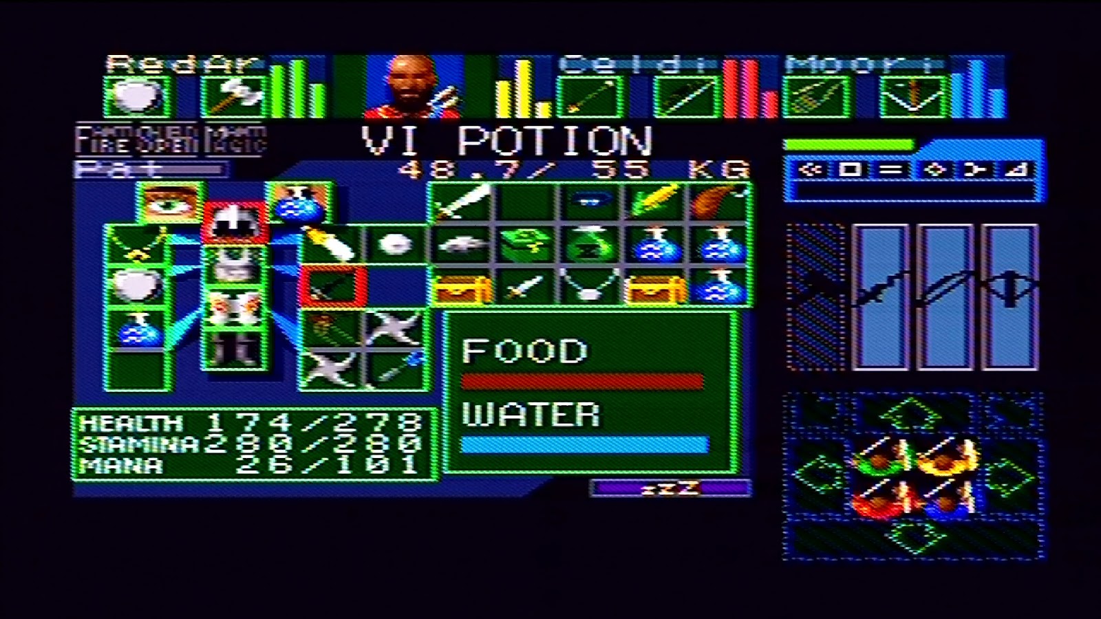 The RPG Consoler: Game #73: Dungeon Master (SNES) - Dungeon Meat of Doom!