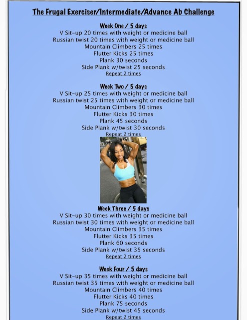 Intermediate Ab Workout - 30 Day Ab Challenge