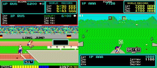 Fishsta's Retro Zone: Arcade - Track & Field vs. Hyper Sports