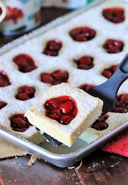 Holiday Cherry Squares | The Kitchen is My Playground