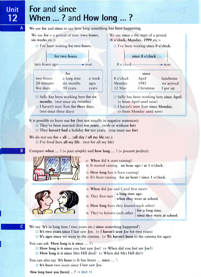 12. For and since ... When ... ? and How long ... ?|Learn english ...