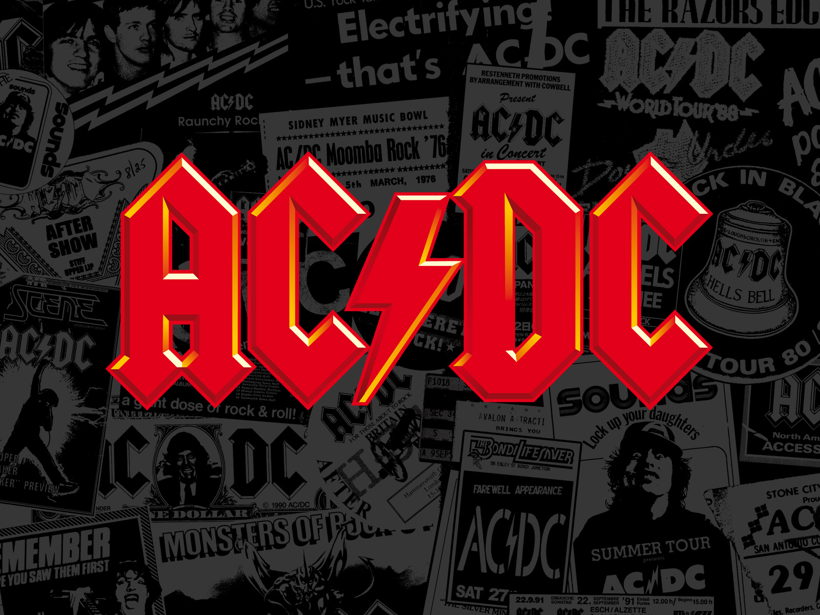 Wallpaper de Rock: wallpaper AC/DC Papel de Parede