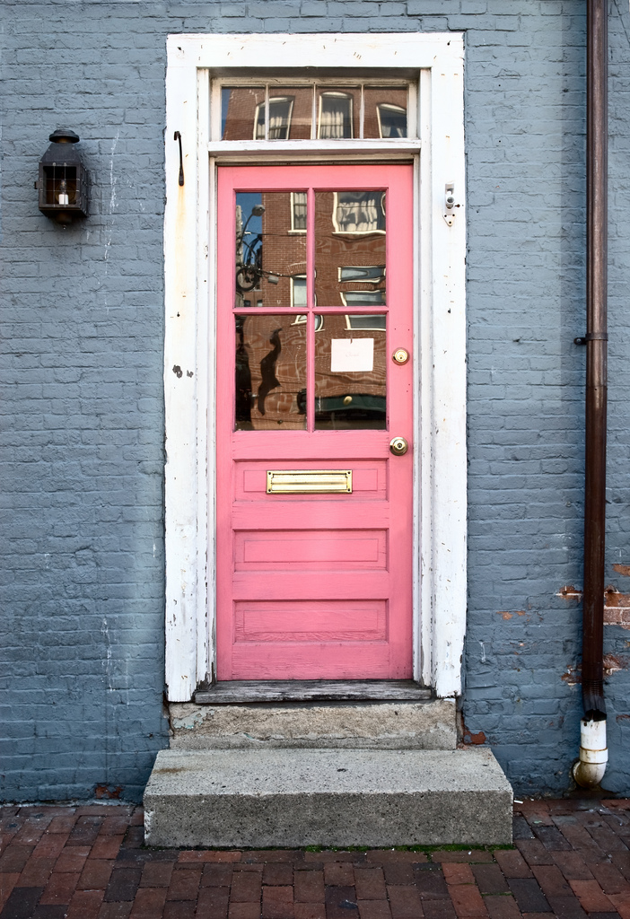 impressions: the pink door.