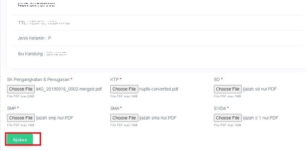 Cara Pengajuan NUPTK Baru Secara Online Terbaru