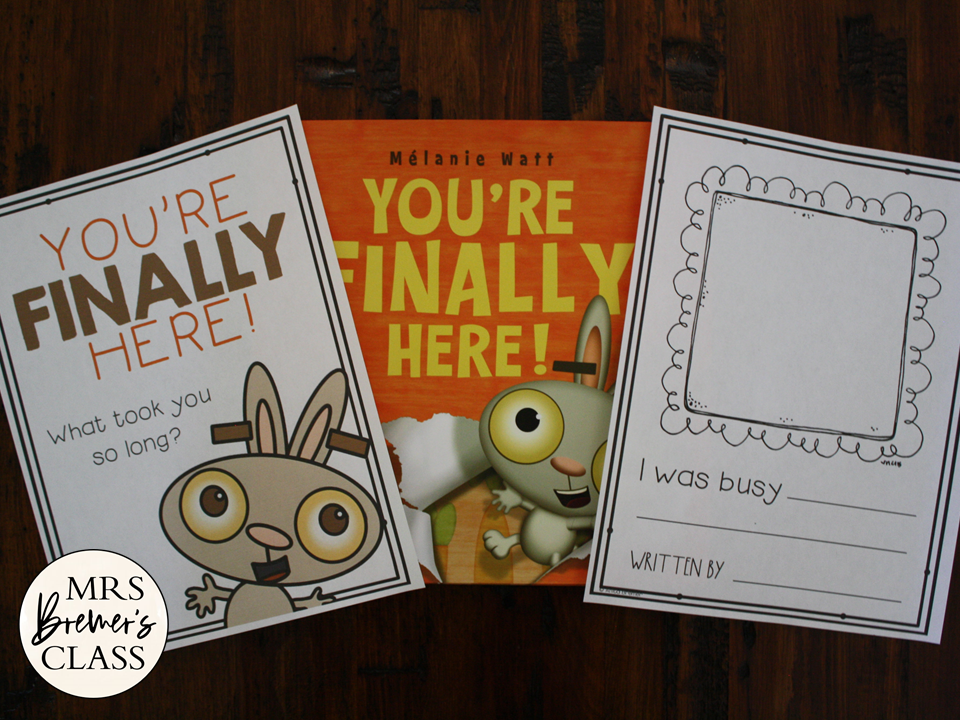 You're Finally Here! | Book Activities and a Craftivity for Back to ...