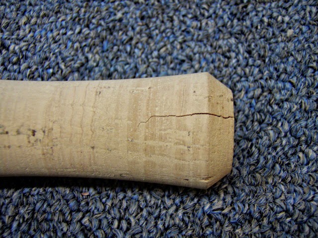 Custom Fly Rod Crafters' Blog: Repairing A Cracked Cork Grip
