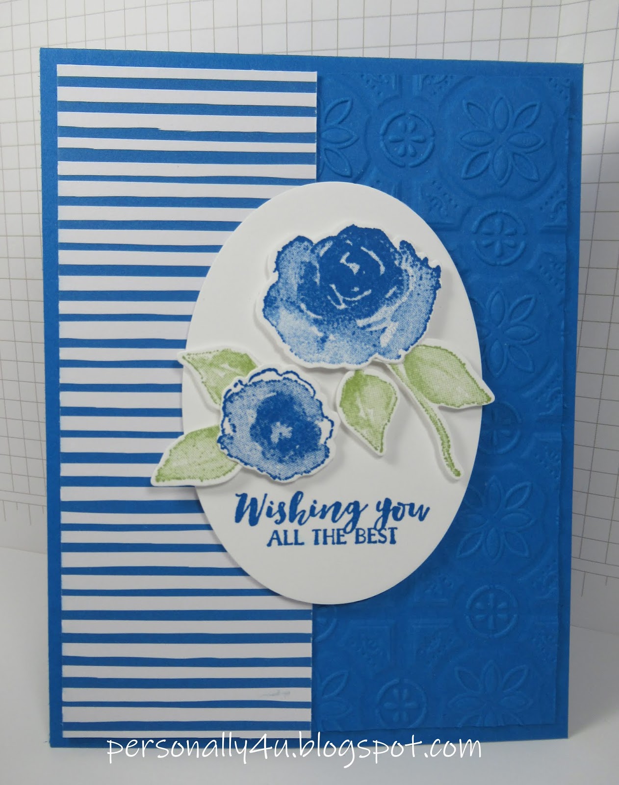 Personally Yours: First Frost Blueberry Bushel Card
