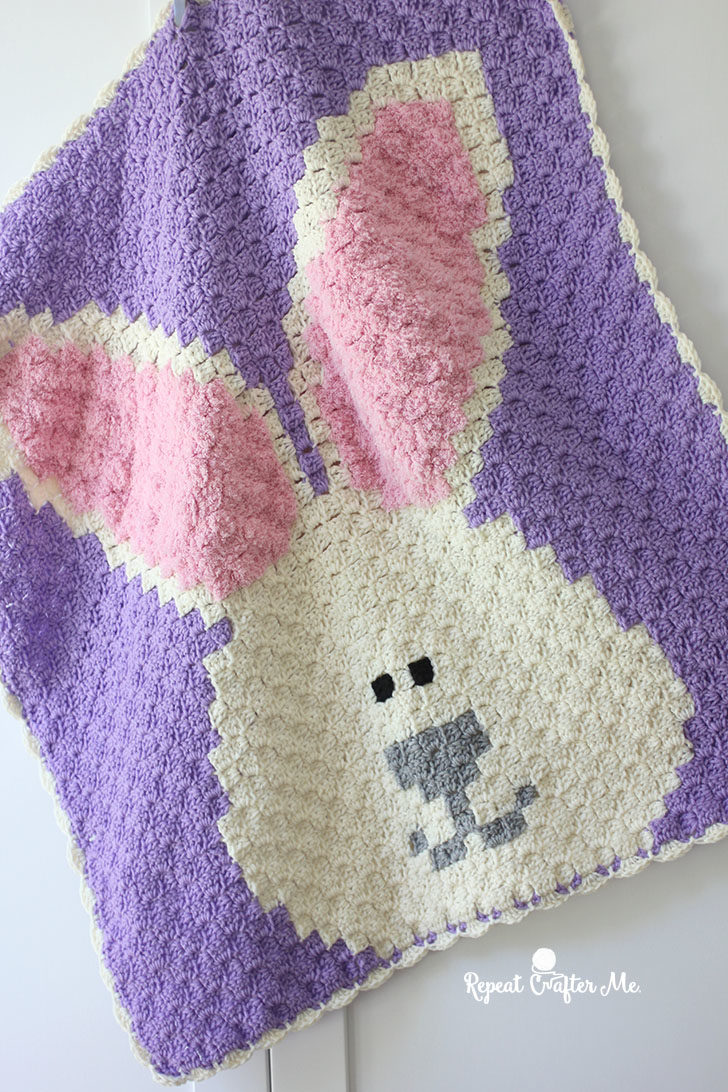 Crochet Baby Bunny Afghan Pattern - Ovie Media