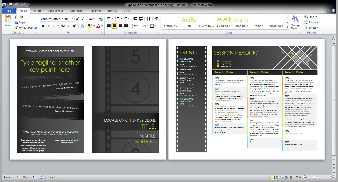 How to Create Brochure using Microsoft Word - Yes Edu