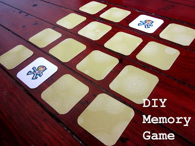 The Hesitant Domestic: DIY Memory Game - Tutorial