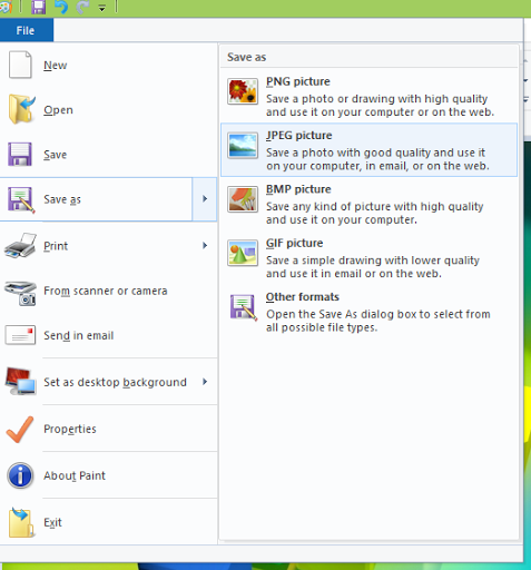 LAMAN WEB ASAS SAINS KOMPUTER: Perkaitan Saiz Fail Imej dengan Format Fail