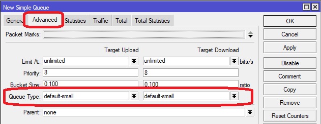 Knowledge Area: Mikrotik Limit Bandwidth Per Interface