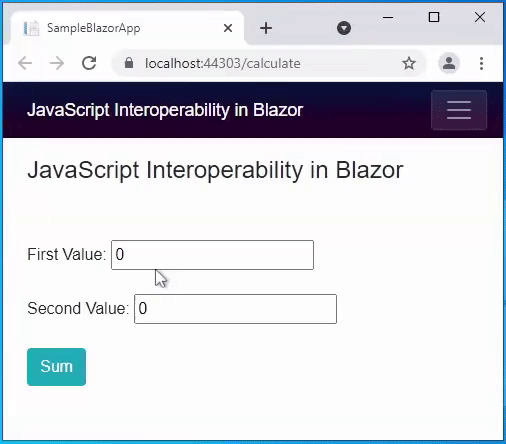 Javascript Interoperability In Blazor