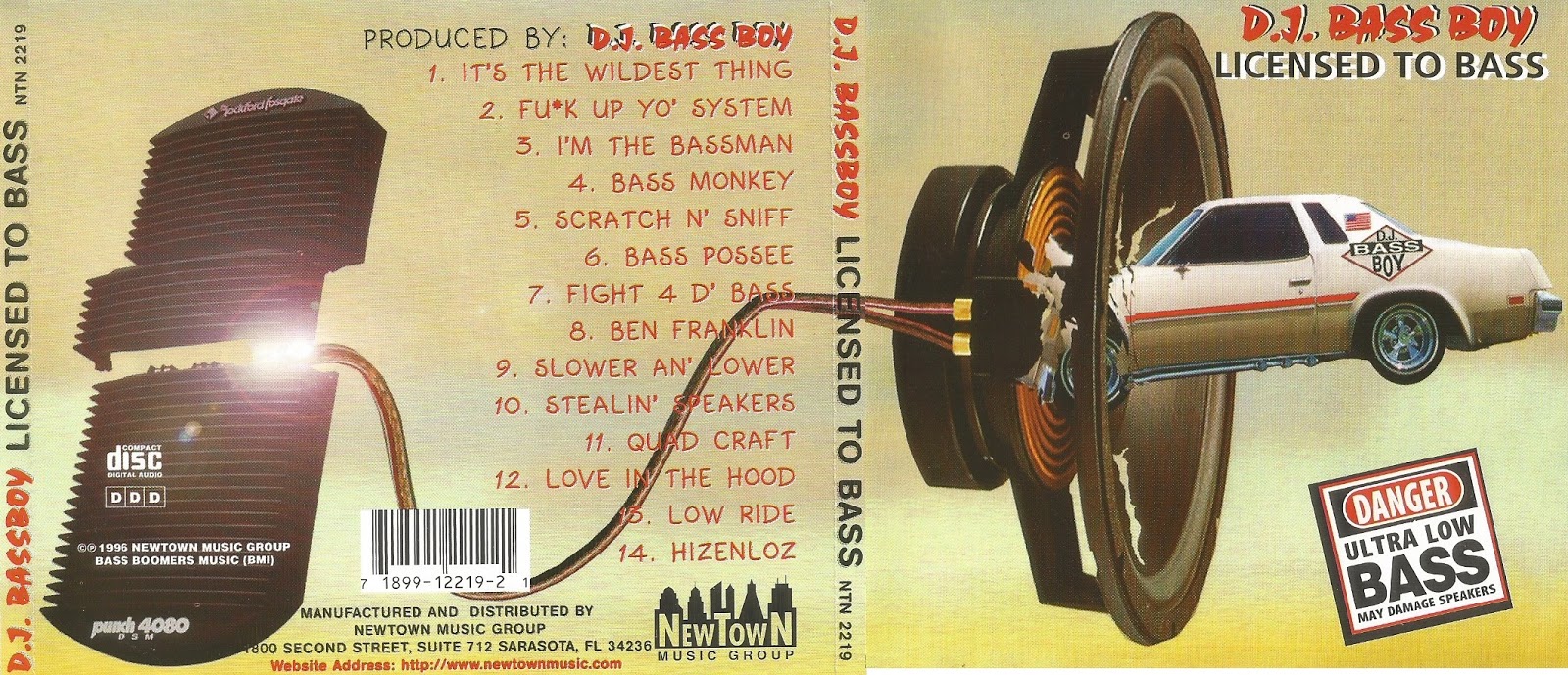 B-Bart's Bass Covers: D.J. Bass Boy - Licensed To Bass