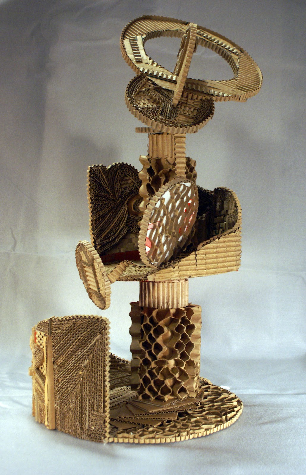 Art Now and Then: Planar Abstraction: Cardboard Sculpture!