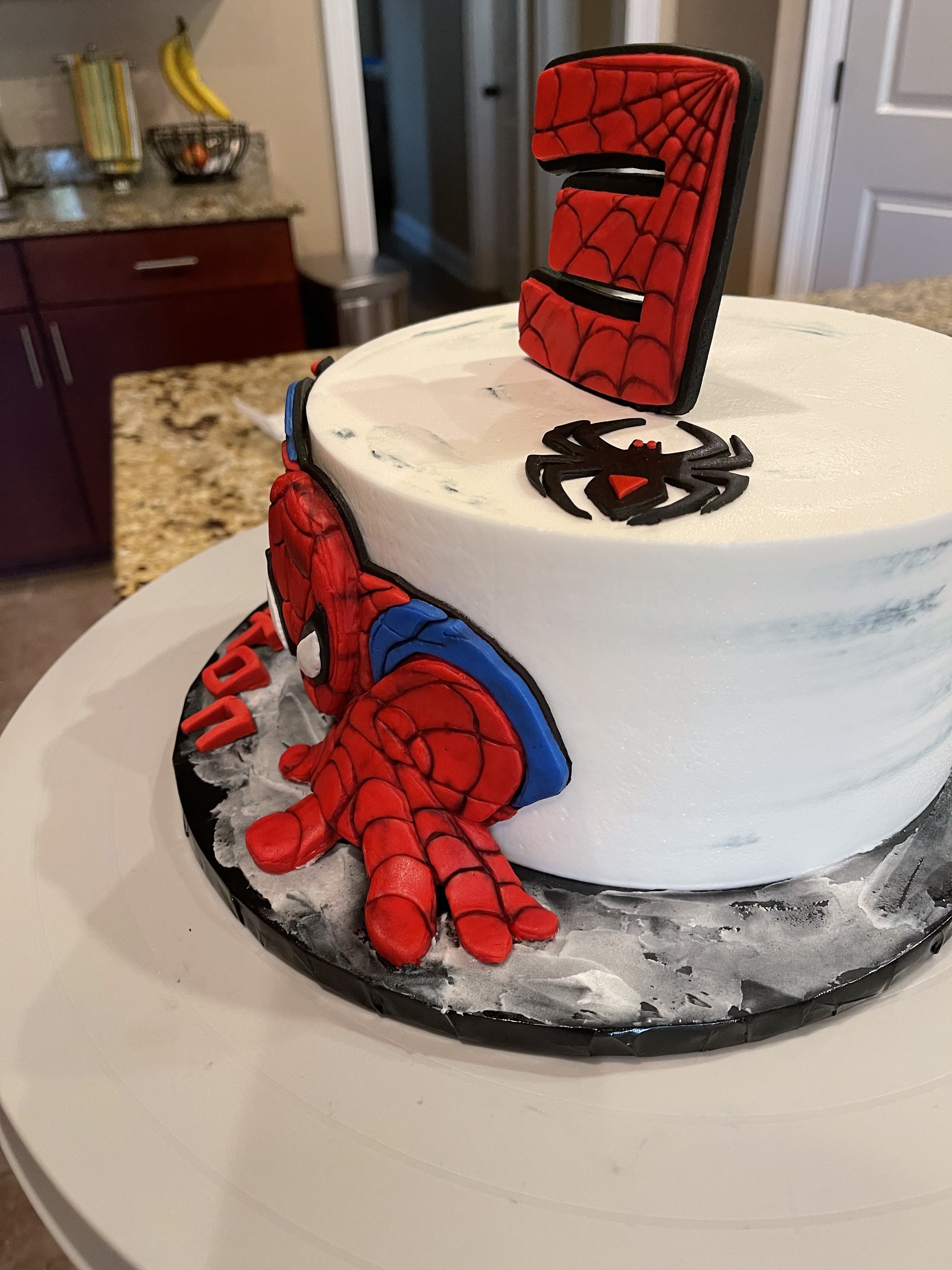 The Bake More: Crawling Spider-Man Cake - Instructions