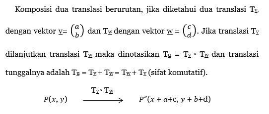 TRANSFORMASI GEOMETRI : Translasi - Bumi Math