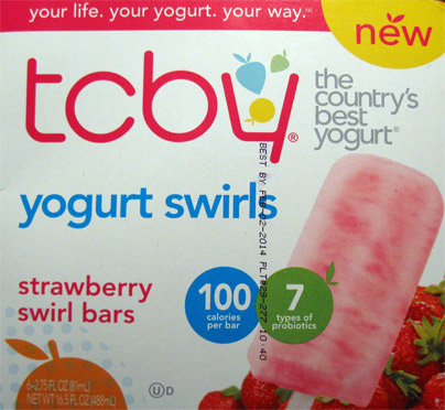 On Second Scoop: Ice Cream Reviews: TCBY Frozen Yogurt Strawberry Swirl ...