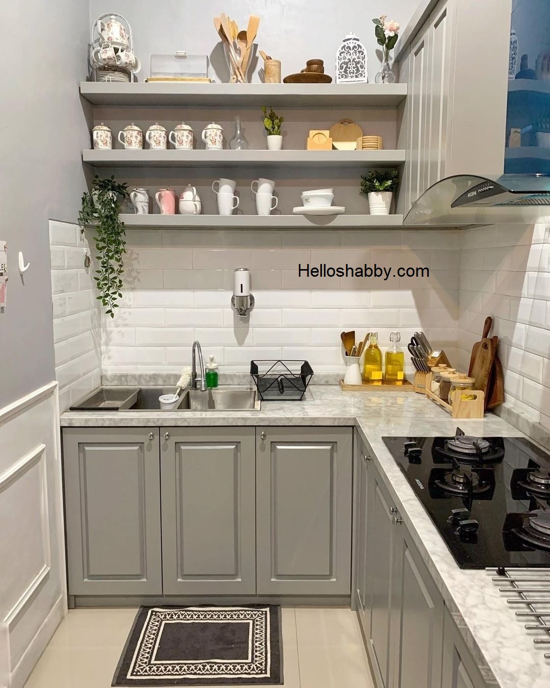 7 Contoh Kitchen Set Bentuk L yang Bisa Membuat Aktivitas Memasak Makin ...